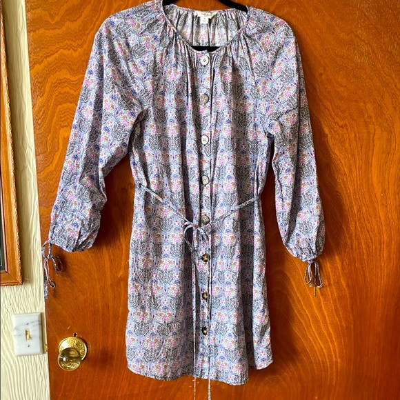J. Crew | Dresses | J Crew With Liberty Fabric Mini Dress | Poshmark